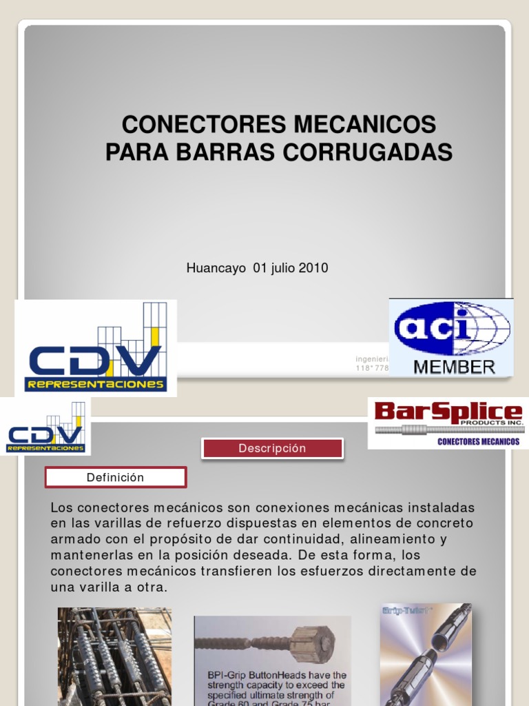 CONECTORES 14 - CDV - REPRESENTACIONES - Co | PDF | Tornillo | Industrias