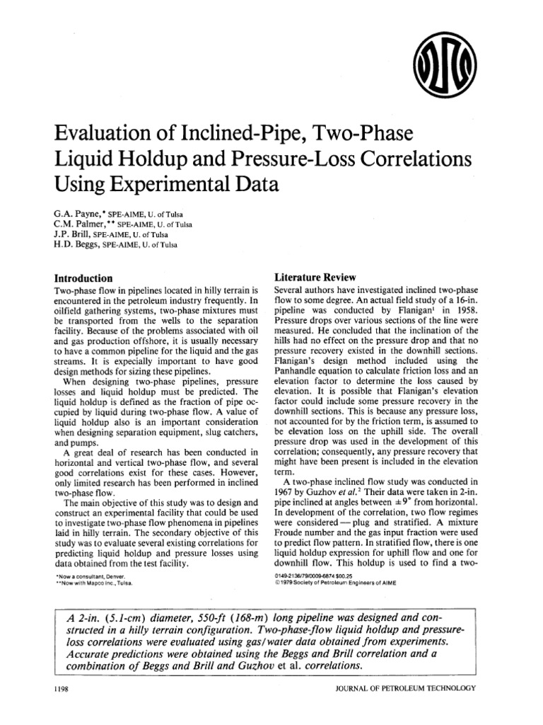 Beggs y Brill - 2 | PDF