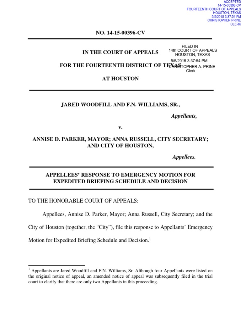 Appeal Response | Appeal | Brief (Law)
