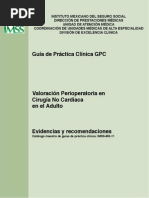 Índice Multifactorial de Riesgo Cardiaco de Goldman | PDF