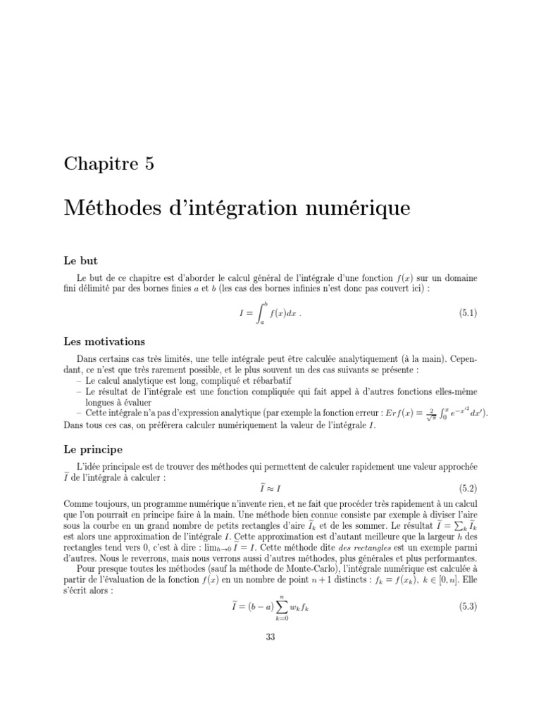 Méthodes d’intégration numérique | Intégral | Zone
