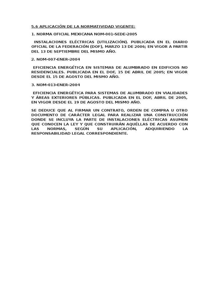 5.6 Aplicacion de La Normatividad Vigente | PDF | Tecnología