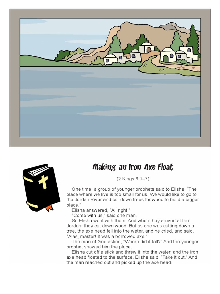 3D Picture: Miracles in The Bible-Making An Iron Axe Float | PDF
