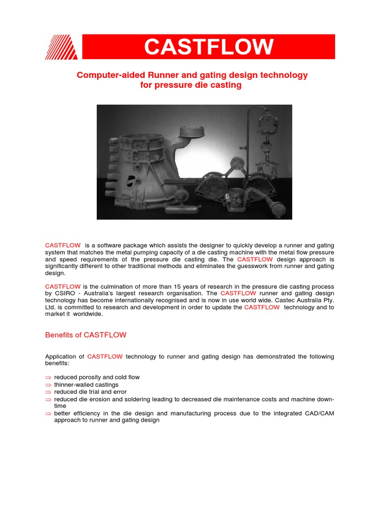 CASTFLOW1 | PDF | Casting (Metalworking) | Computer Aided Design