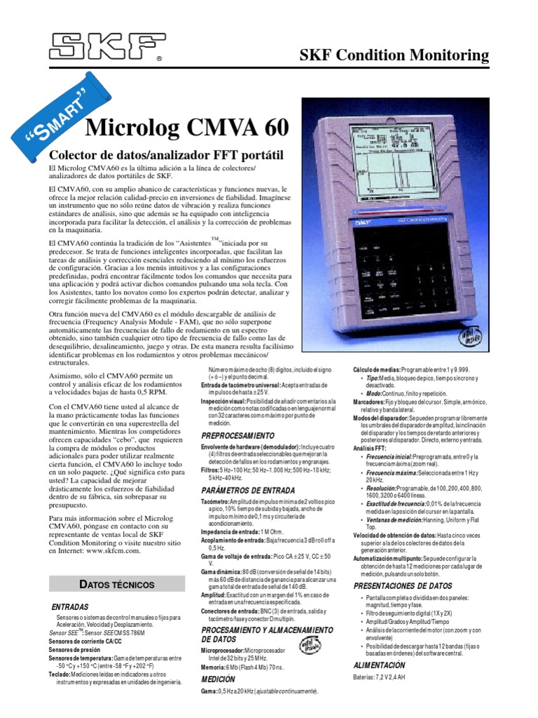 SKF Microlog Cmva60 | PDF