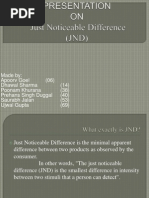 JND in Marketing Communication Strategies | PDF | Brand | Marketing