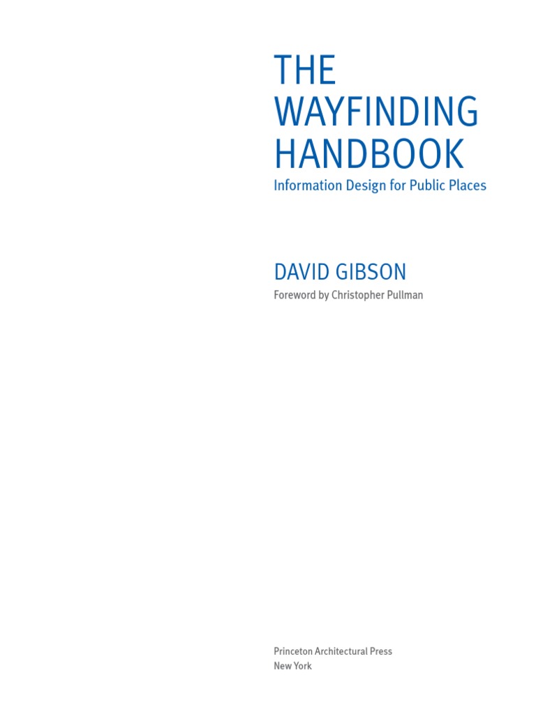 Wayfinding Handbook | PDF | Graphic Design | Architect