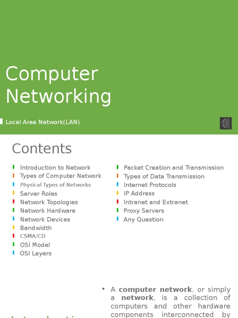 Computer Networking Pdf Osi Model Network Topology