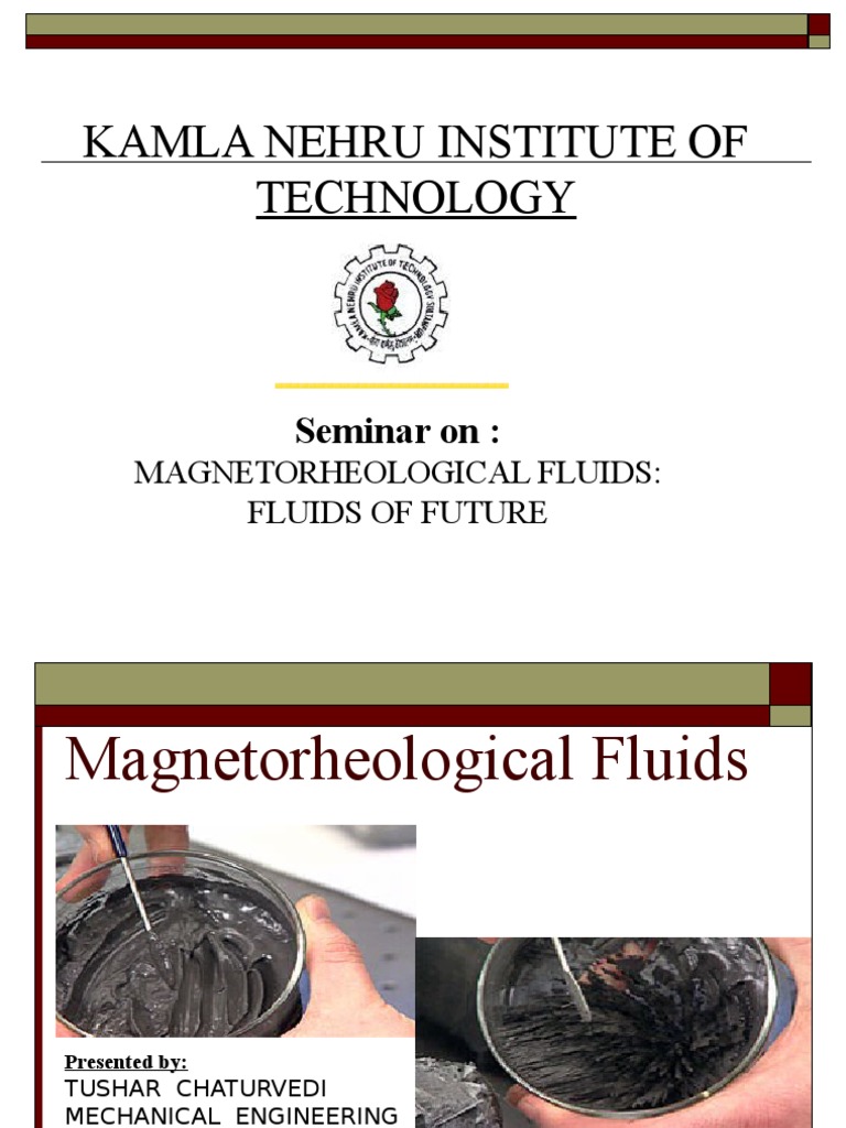 Magneto Rheological Fluid | PDF | Rheology | Clutch