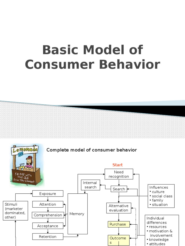 Basic Model of Consumer Behavior | Consumer Behaviour | Behavior