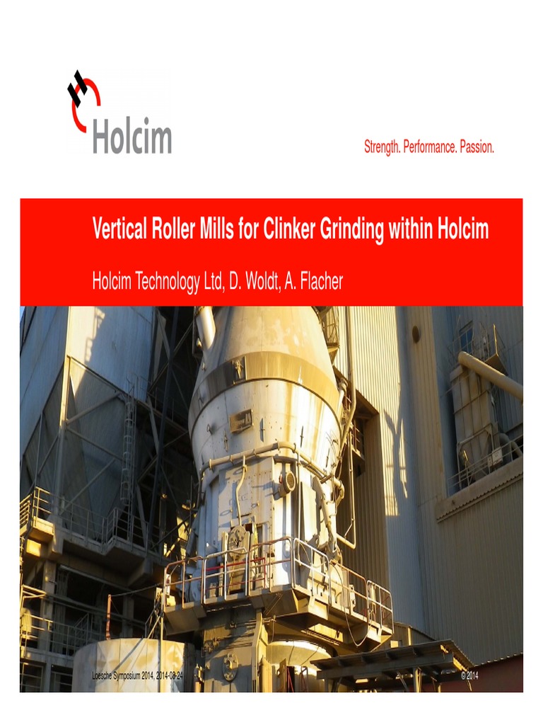 06-Flacher-Holcim-vertical-roller-mills-for-clinker-grinding-with-Holcim.pdf | Mill (Grinding ...