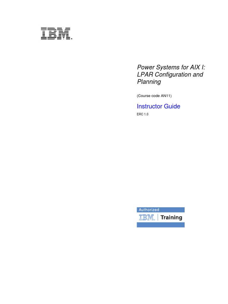 AIX 6 I LPAR Configuration and Planning - AN11-IB | PDF | Graphical User Interfaces | Software