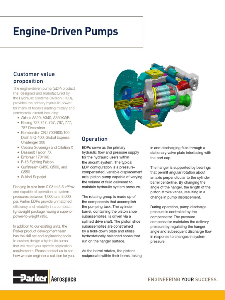 HSD (1) .Product - Spec.sheet EngineDrivenPumps PDF | PDF | Pump | Piston