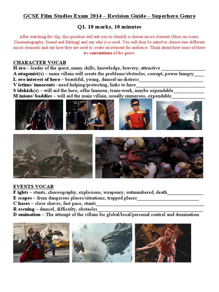 Superhero Revision Pack | PDF | Superheroes | Leisure