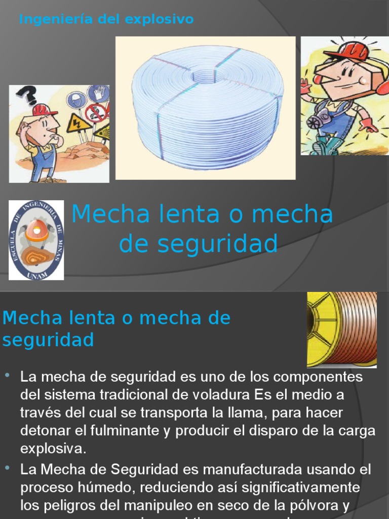 Expocicion Mecha Lenta | Pólvora | Material explosivo