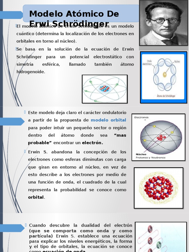 Modelo Atómico de Erwin Schrodinger | PDF