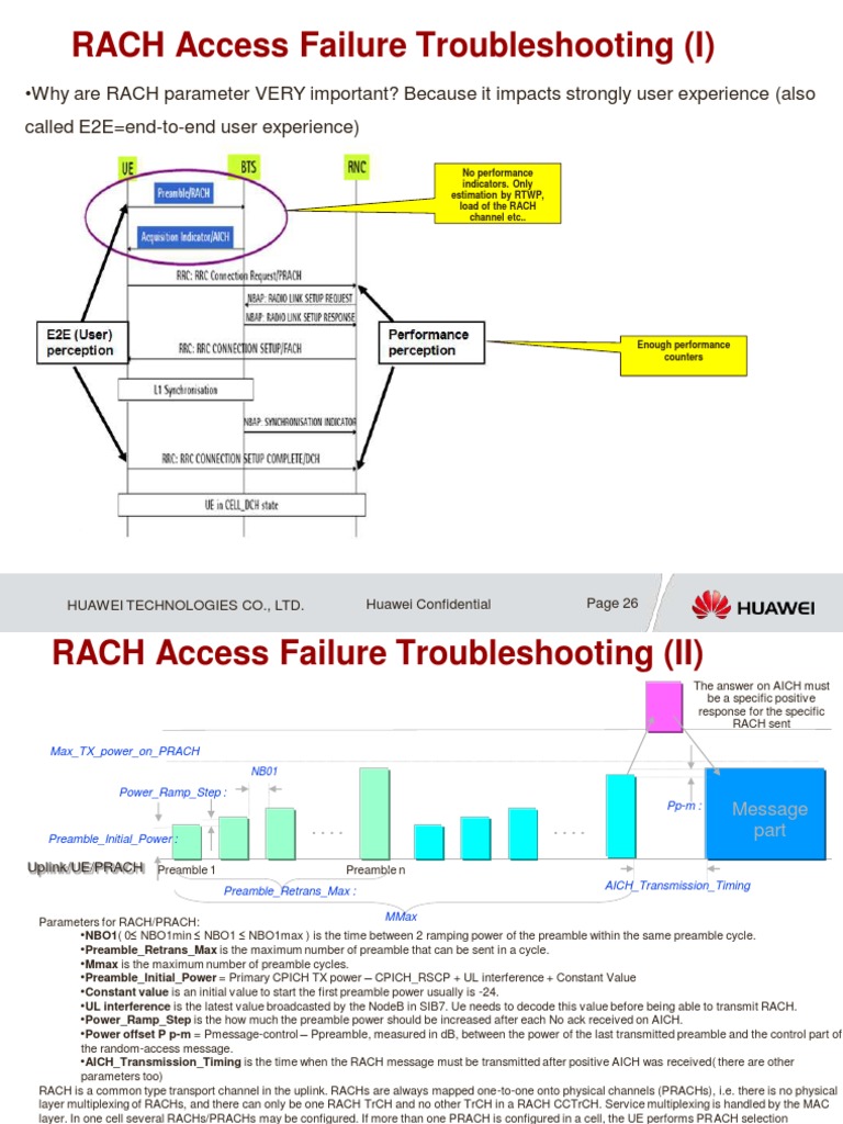 RACH Failure Troubleshooting in LTE | PDF | Networks ...