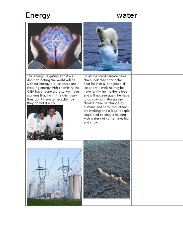 Energy Water | PDF | Language Arts & Discipline