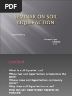 A Seminar On Soil Liquefaction: Slide No 1 | PDF | Natural Materials ...