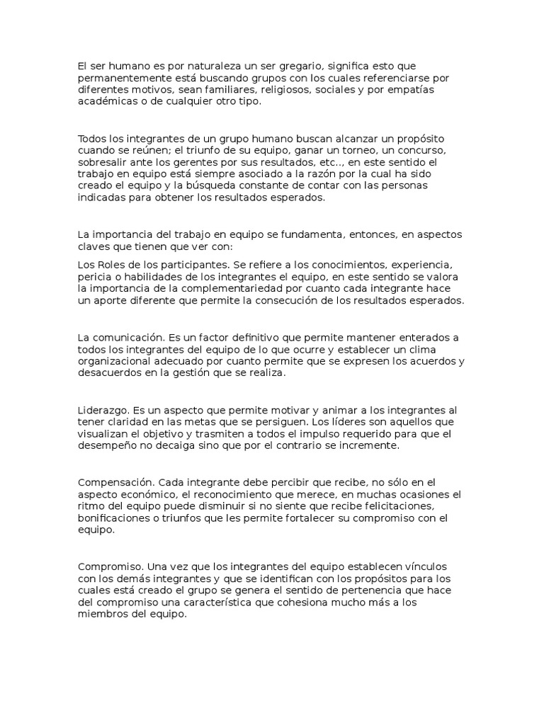 El Ser Humano Es Por Naturaleza Un Ser Gregario | PDF | Creatividad ...