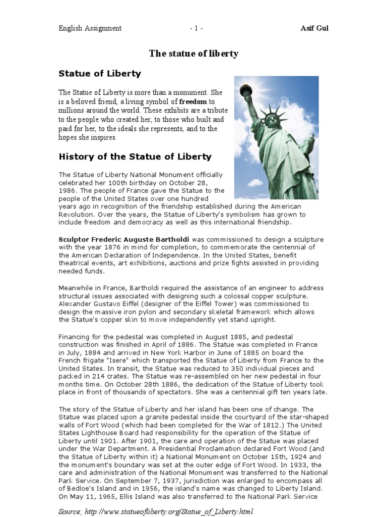 The Statue of Liberty | PDF