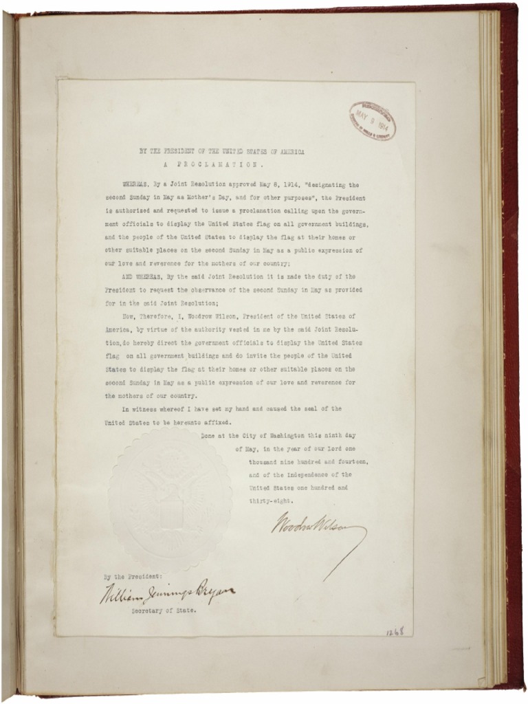 Mother's Day Proclamation | PDF