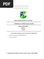 Bahasa Melayu - (UASA) F1 - BM Kertas 1 - 2024 | PDF