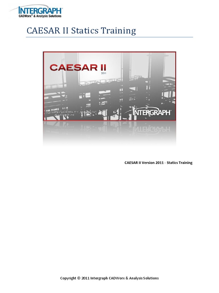 CAESAR II Training Original | PDF | Stress (Mechanics) | Bending