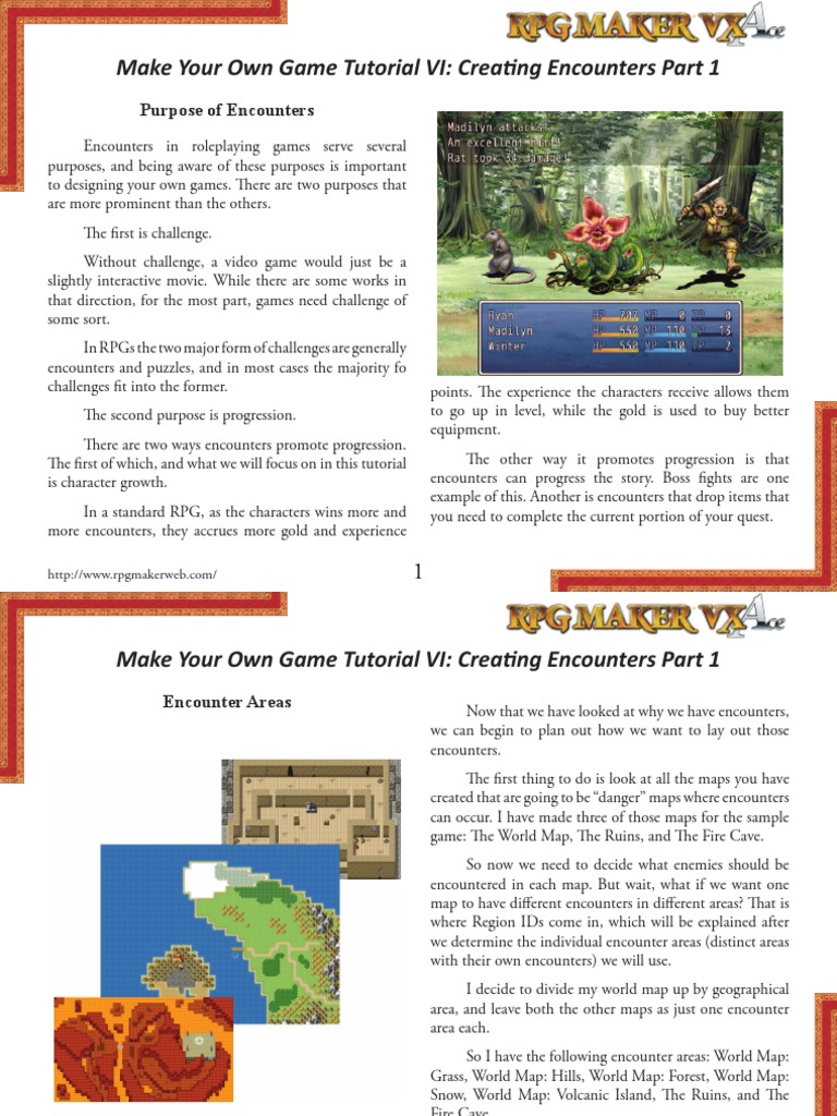 RPG Maker VX Ace Tutorial 6 | PDF | Video Game Design | Gaming