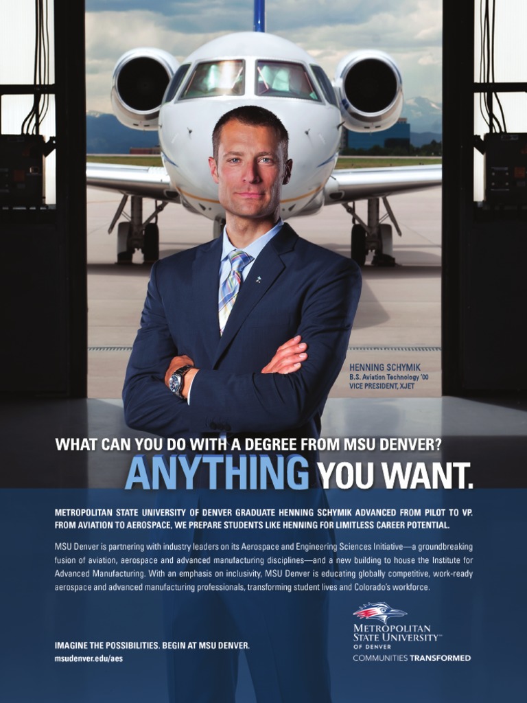 MSU Denver Progress Colorado Magazine Ad | PDF
