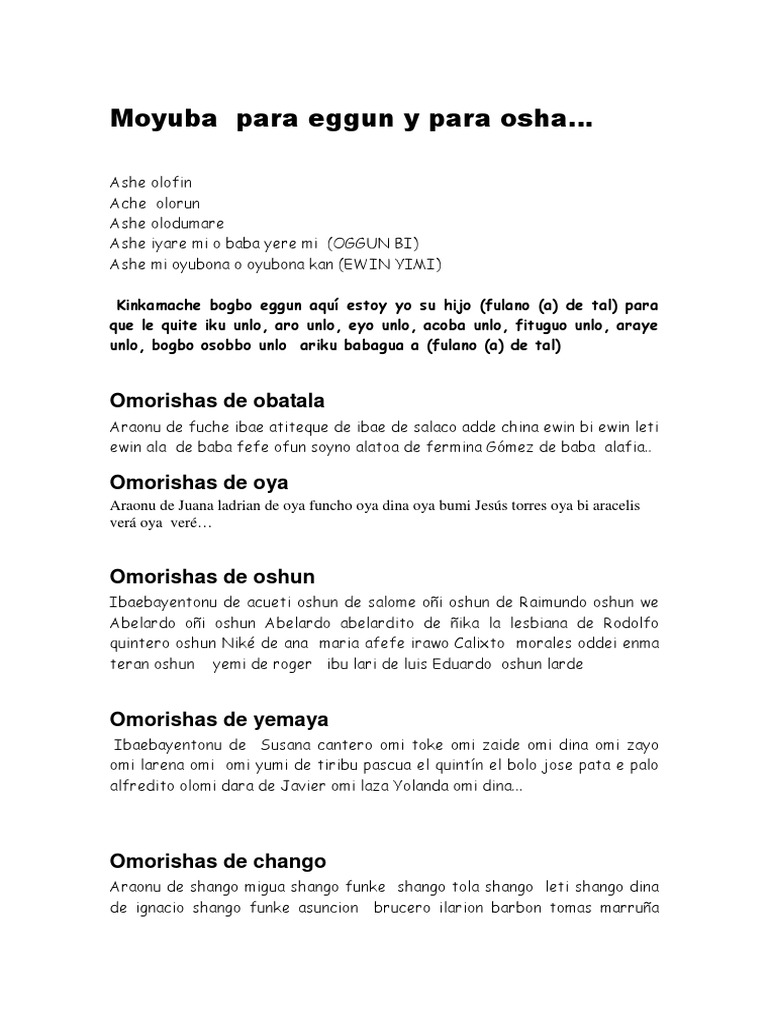 7.moyugba de Eggun | PDF