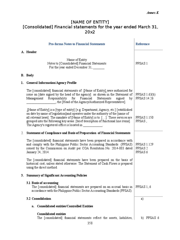 Annex K - Pro-Forma Notes to FS 1-20-15docx | Intangible Asset ...