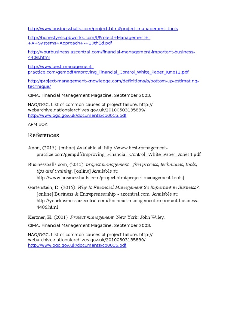 References: Tips and Training. (Online) Available at | PDF | Business