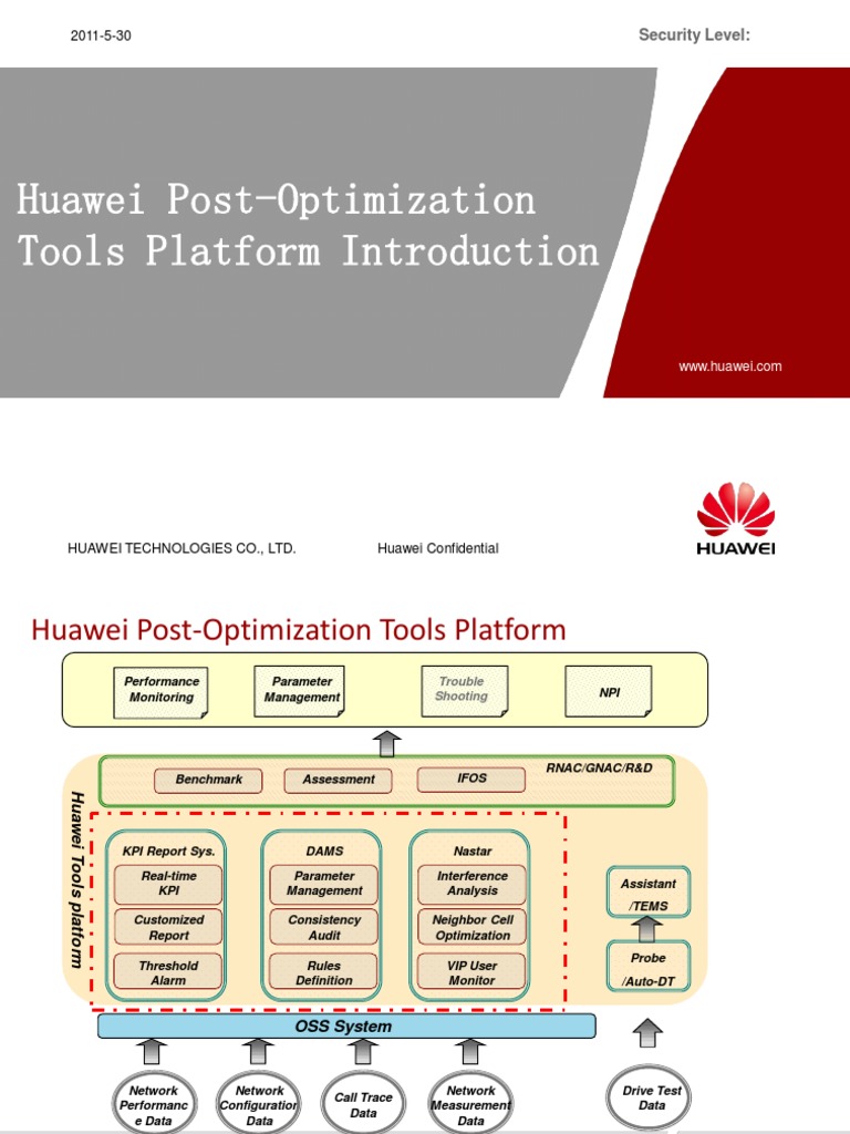 Huawei Post-Optimization Tools Overview | PDF | Computer Network ...