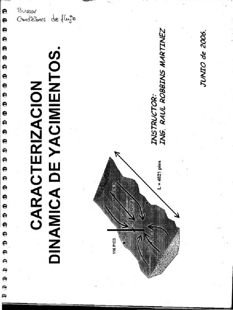 Caracterización Dinámica en Yacimientos | PDF | Marea | Gases