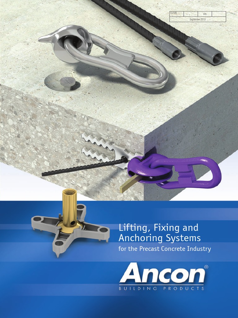 Concrete Lifting Fixing Anchoring Systems | Precast Concrete | Manmade ...