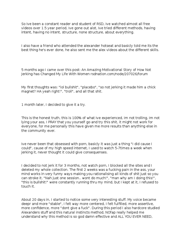 Nofap | PDF | Feeling | Mind