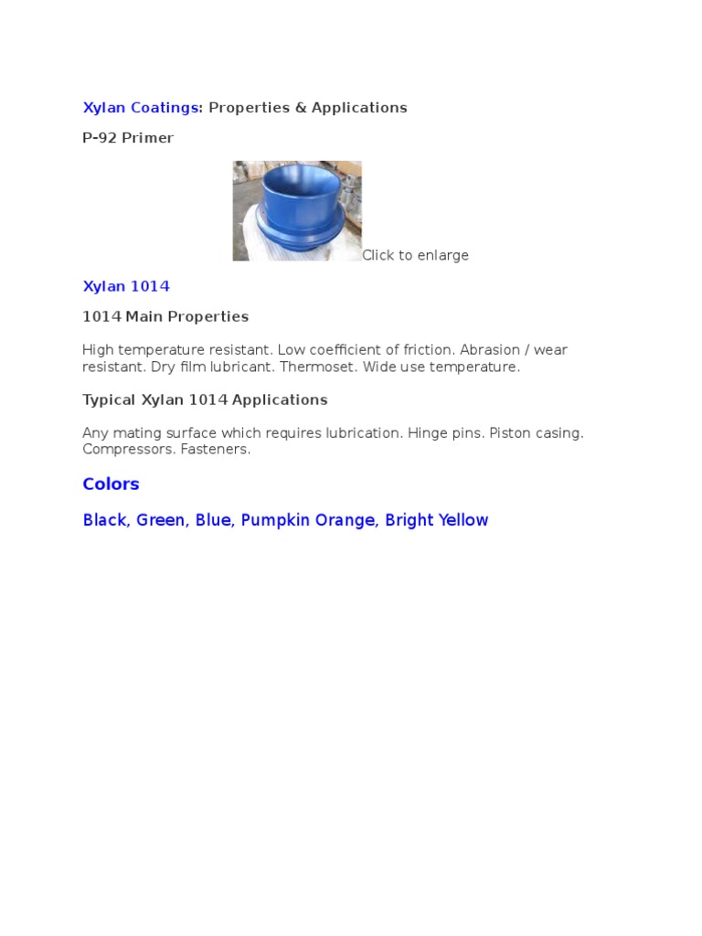 Industrial Coating Solutions | PDF