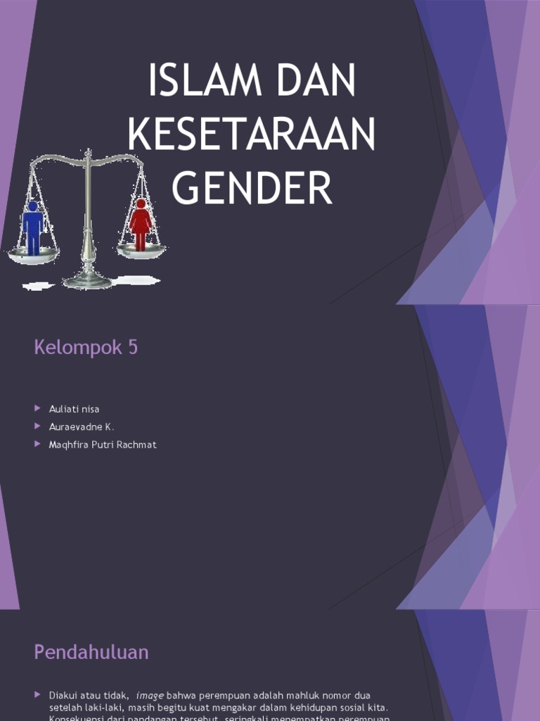 Kesetaraan Gender Dalam Islam | PDF