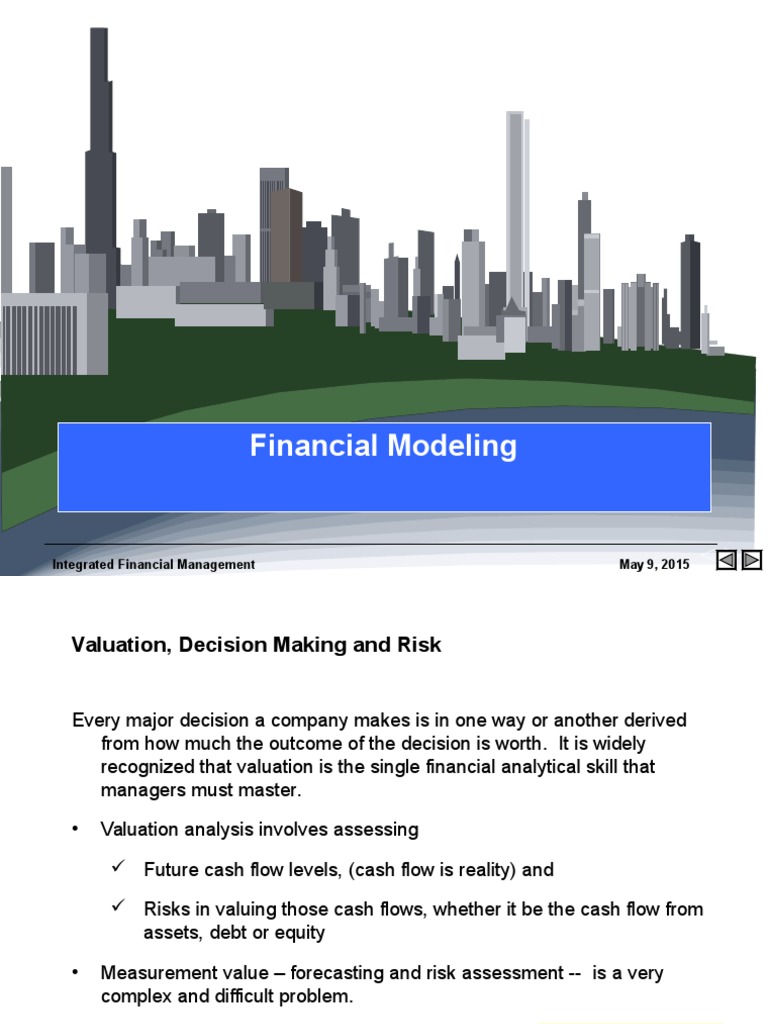 Presentation On Financial Modeling | PDF | Depreciation | Valuation ...