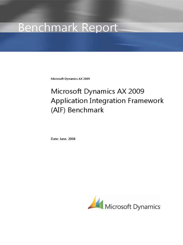Microsoft Dynamics AX 2009 AIF Benchmark Summa | PDF | Microsoft ...