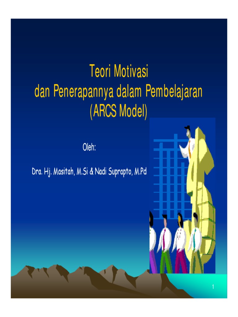 Teori Motivasi (ARCS Model) | PDF | Pengembangan Diri