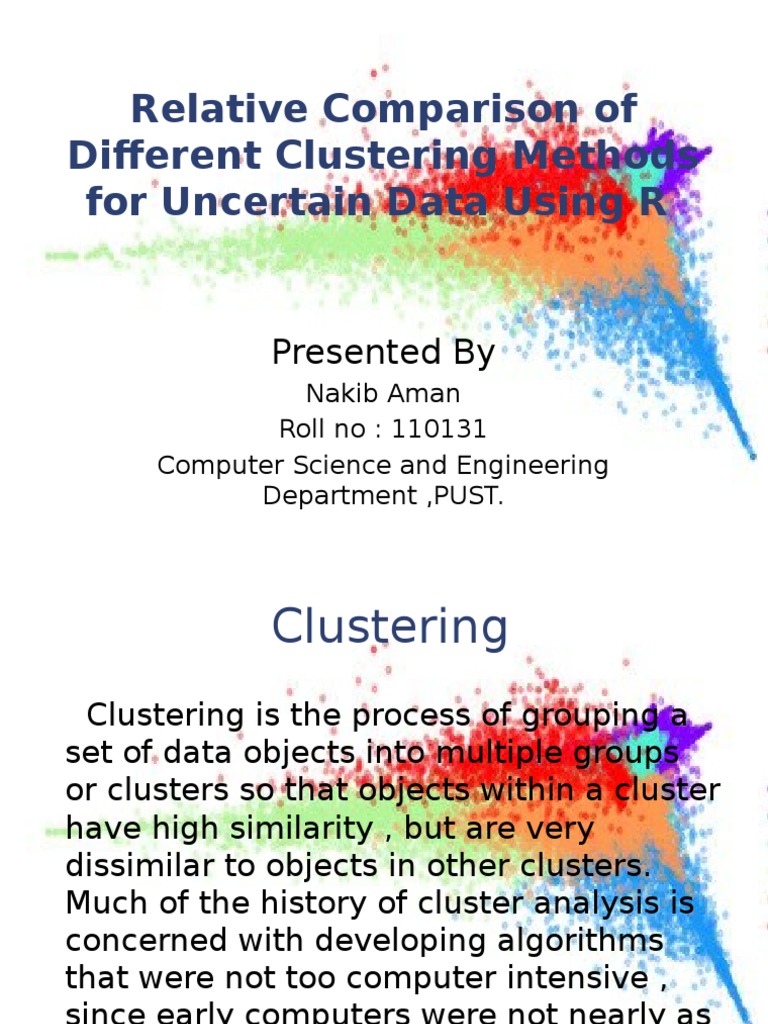 Clustering | PDF | R (Programming Language) | Cluster Analysis