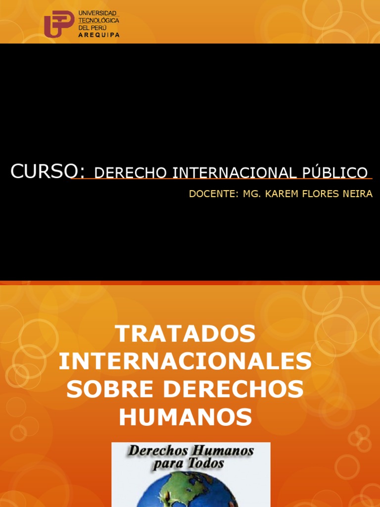 Tratados Internacionales Sobre Derechos Humanos | PDF | Derecho Constitucional | Naciones Unidas