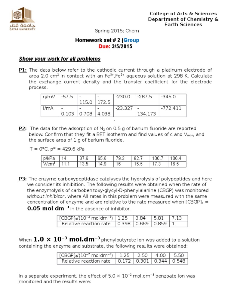 Homework Set #2 | PDF | Teaching Methods & Materials | Science & Mathematics