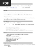 Resume Sample | PDF | Microsoft Certified Professional | Microsoft Windows