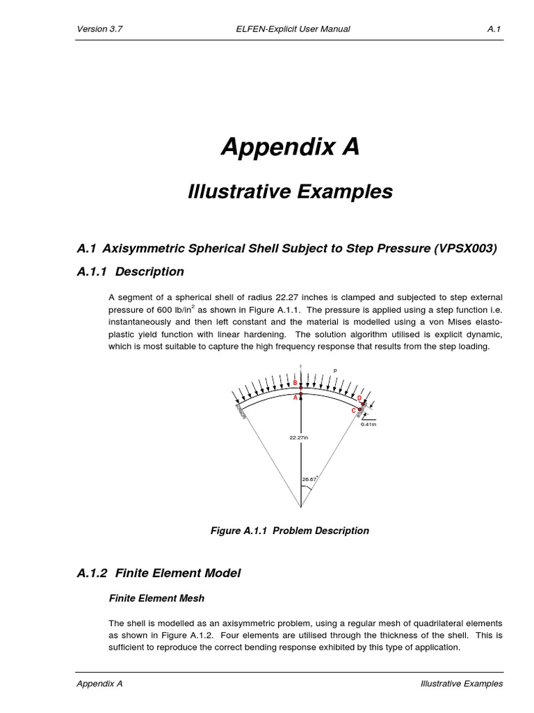 Appendix A: Illustrative Examples | PDF | Young's Modulus | Elasticity ...