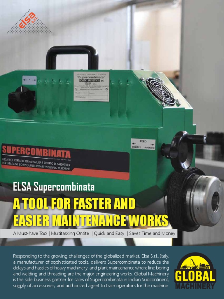 A Tool For Faster and Easier Maintenance Works: ELSA Supercombinata ...
