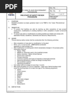 Pre-Startup Safety Review (PSSR) | PDF | Occupational Safety And Health Administration | Safety