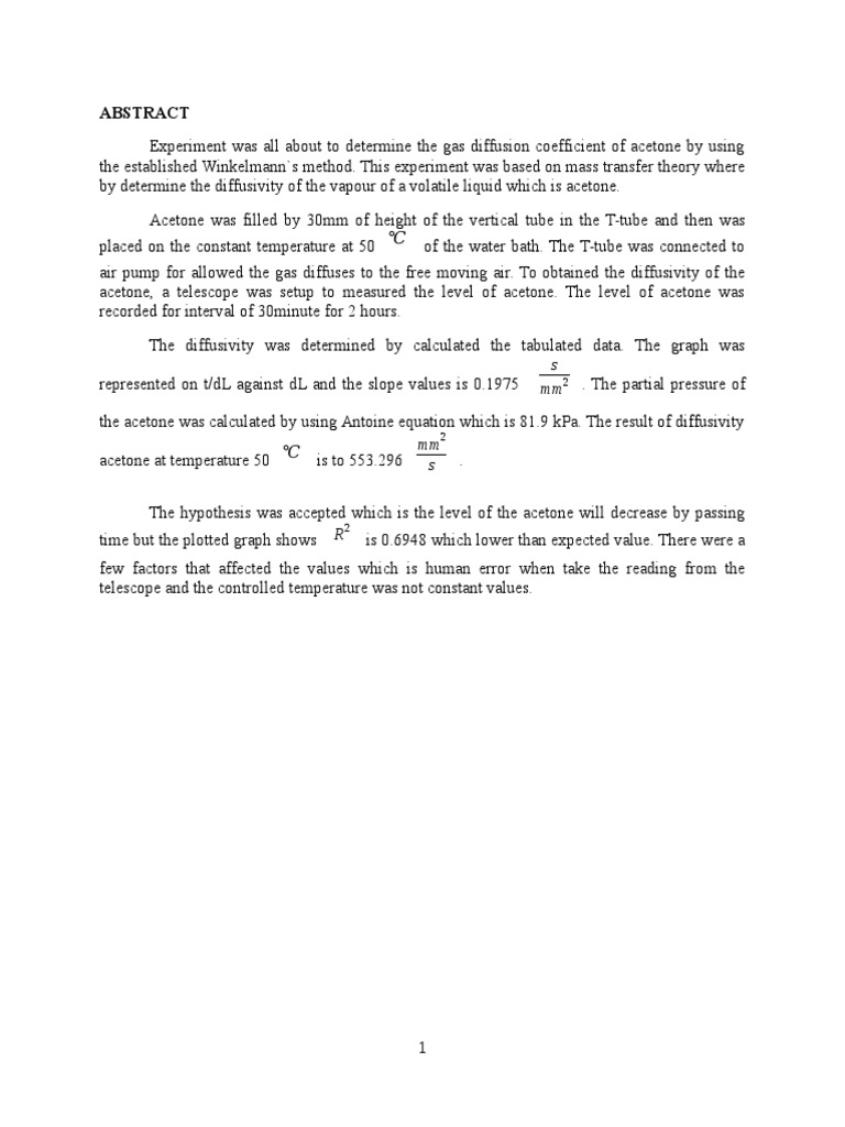 Gaseous Diffusion Coefficient | PDF | Diffusion | Liquids